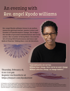An evening with Rev. angel Kyodo williams: February 18 - Center for ...